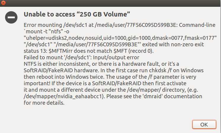 Fixing the NTFS external HDD error without using Windows | Power CMS Technology